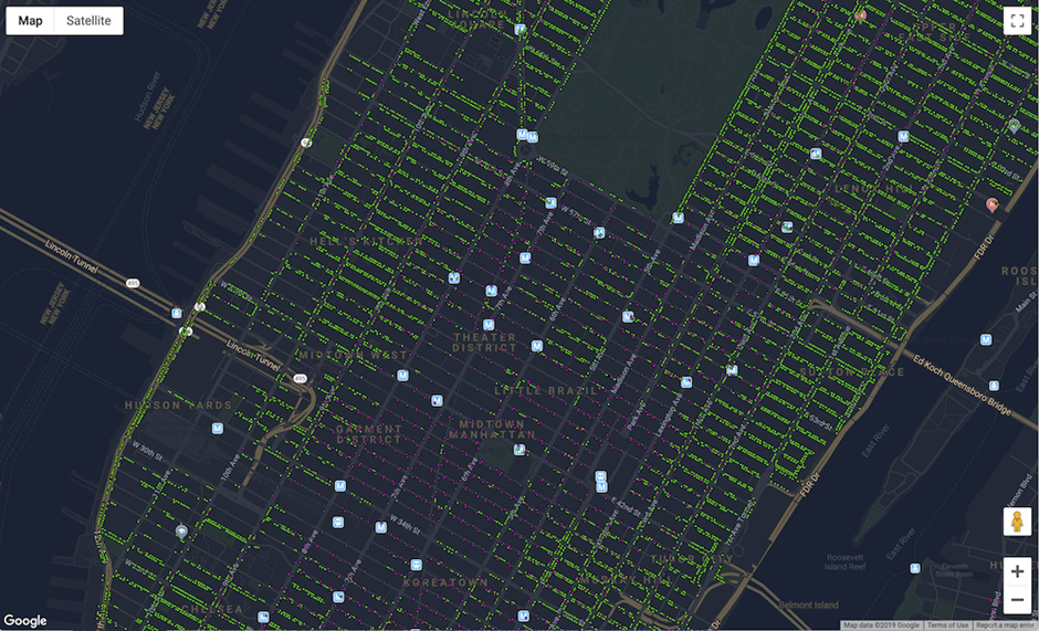구글 지도 플랫폼과 deck.gl을통한고성능데이터시각화